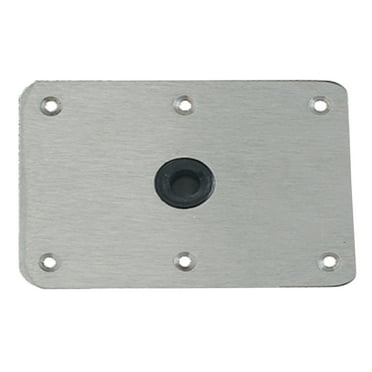 Attwood Lock-N-Pin 7" x 7" Base Plate with Bronze Bushing - Walmart.com