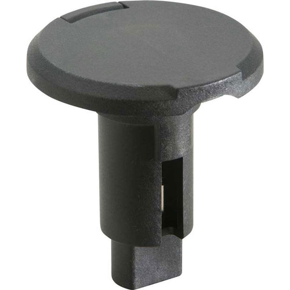Attwood 910R2PB-7 LightArmor Black Round Series 2-Pin Plug-In Base ...
