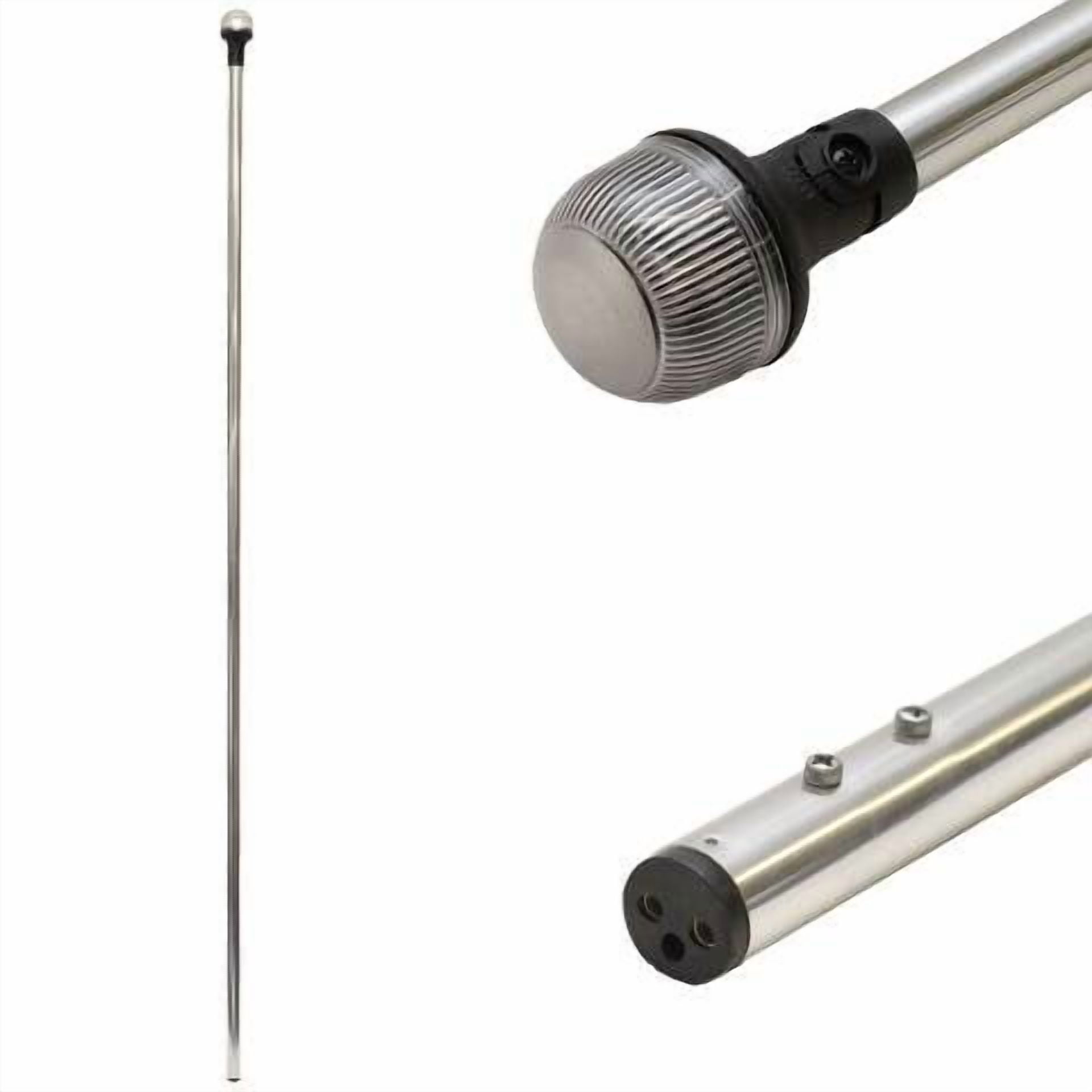 Attwood Boat All-Round Pole Light 5331-54-1 | Anti-Glare 54 Inch 12V ...