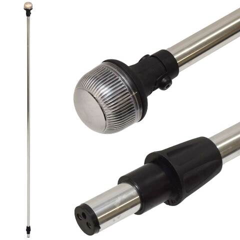 Attwood Boat All-Round Pole Light | 60 Inch 2NM Articulating - Walmart.com