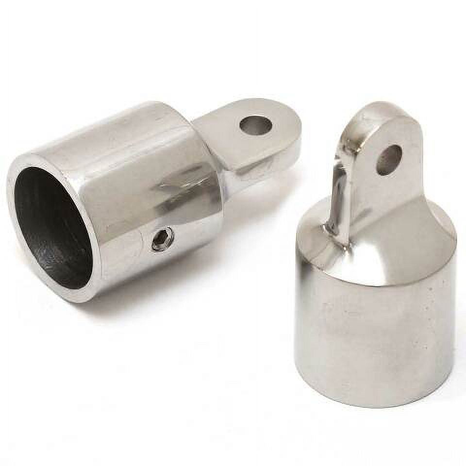 Attwood Boat Bimini Eye End Caps 75342-10 | Stainless 1 Inch (Pair ...