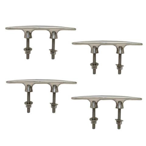 Attwood Boat Contemporary Cleat 66056-1 | 10 Inch Stainless (Set of 4 ...
