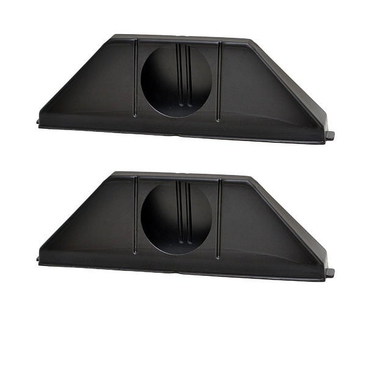 Attwood Boat Vent Collector Boxes 1342-1 | 4 Inch Black Plastic (Pair ...