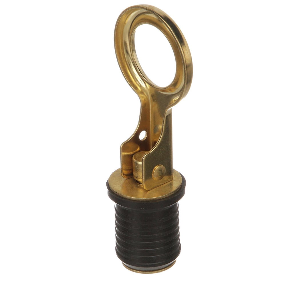 Attwood Brass Snap-Handle Drain Plug Without Chain - Walmart.com