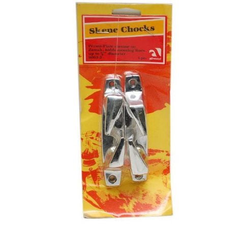 Attwood Chrome Plated Boat Skene Chocks (Pair) - Walmart.com