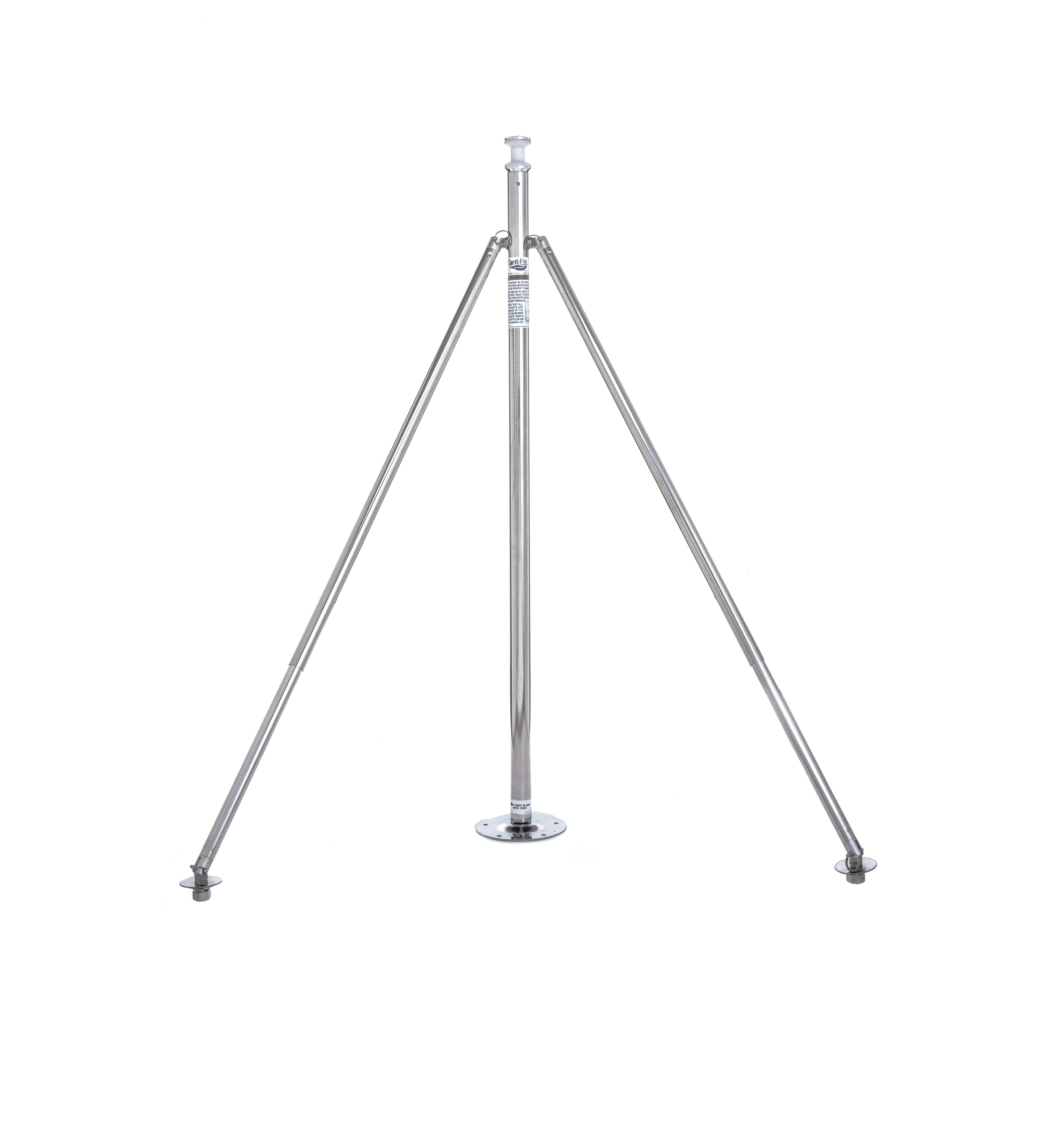 Attwood Fixed Height Stainless Steel Ski Pylon 45", Post Diameter 1-1/2 ...