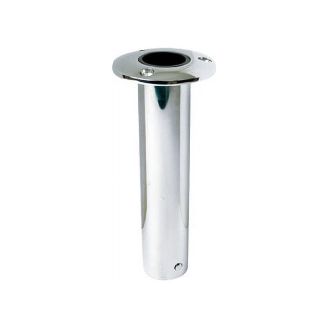 Attwood Flush Mount Close-End Rod Holder, Stainless Steel, 0-Degree ...