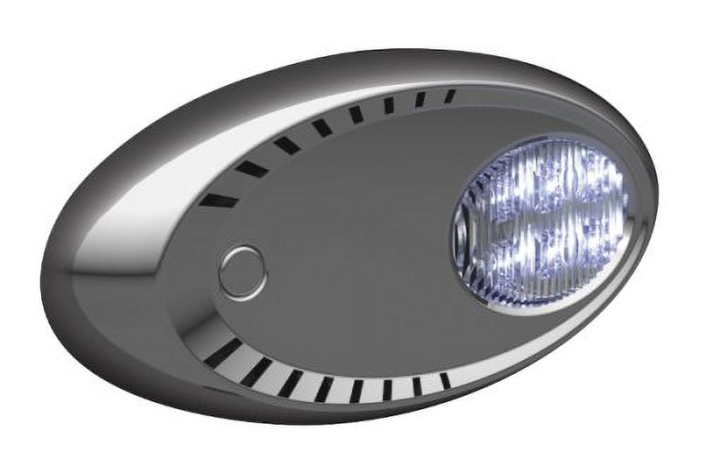 Attwood LED Docking Light Stainless Steel Bezel, Pair (White LED ...
