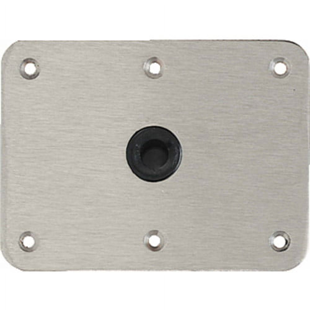 Swivl-Eze Lock'N-Pin Base Plate, 3/4 Inch, 3x4 Inch Stainless Steel ...