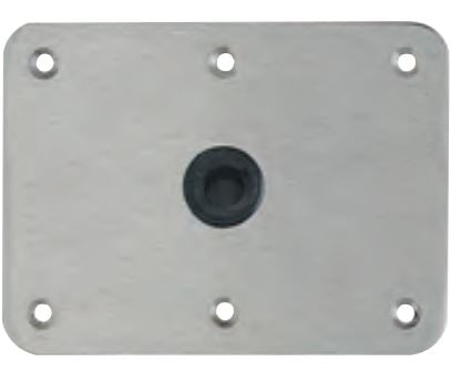 Attwood Lock-N-Pin Base Plate, 7" x 7" - Walmart.com