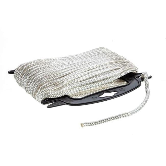 Attwood Mari 1175612 0.25 in. x 50 ft. Diabnylon Rope, White - Walmart.com