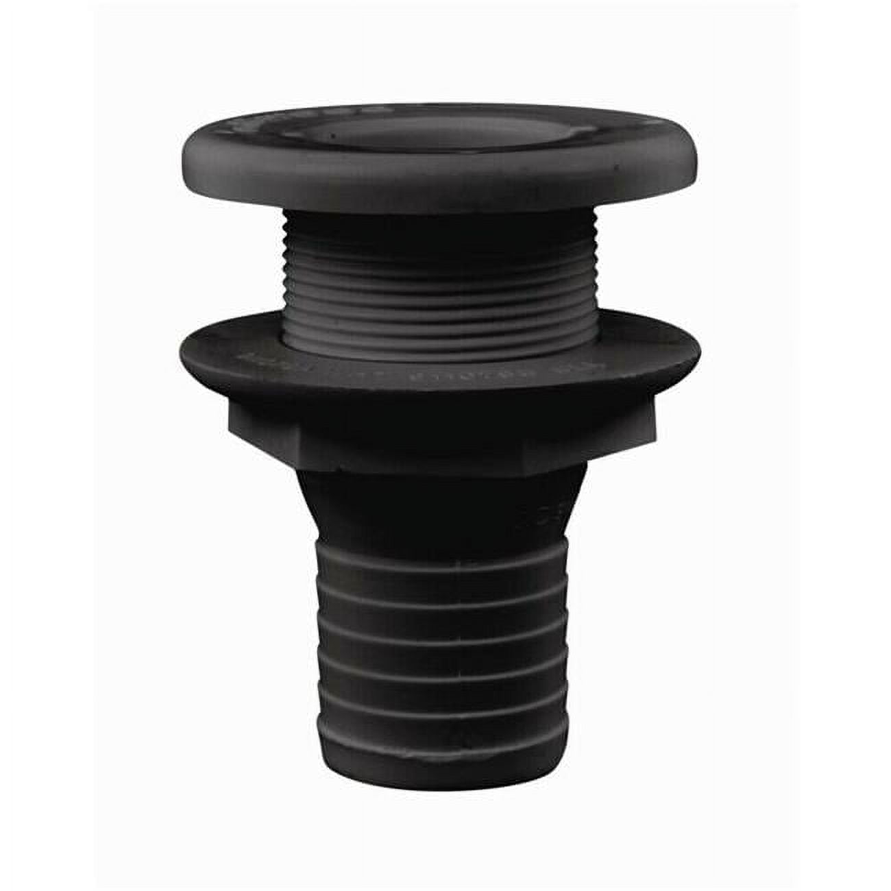 Attwood Mari 3875A1 1.50 x 3.38 in. Thru Hull Connector, Black ...