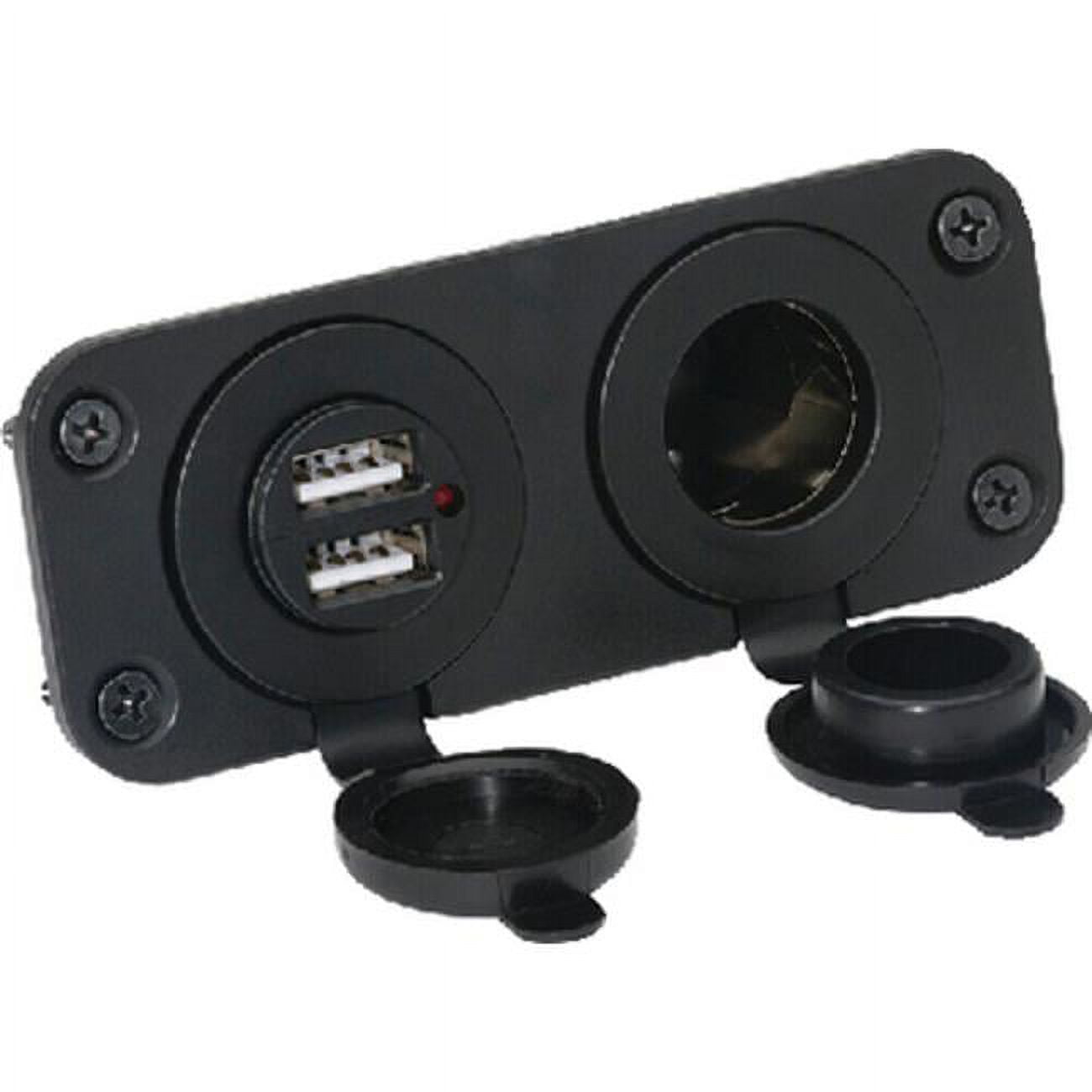 Attwood Marine 142626 12V Dual Port Adaptor - Walmart.com Attwood Marine 142626 12V Dual Port Adaptor - Walmart.com