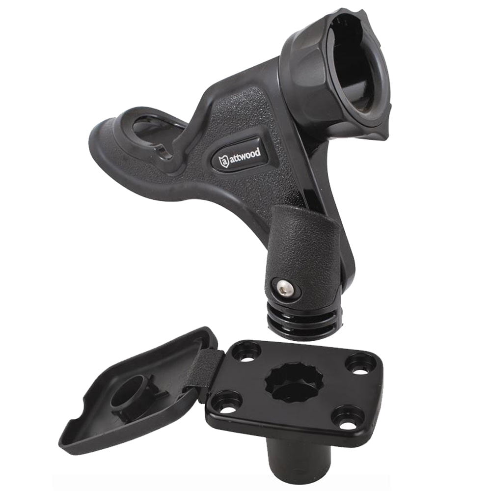 Attwood Heavy Duty Pro Series Rod Holder w/Flush Mount - Black [5013-4 ...