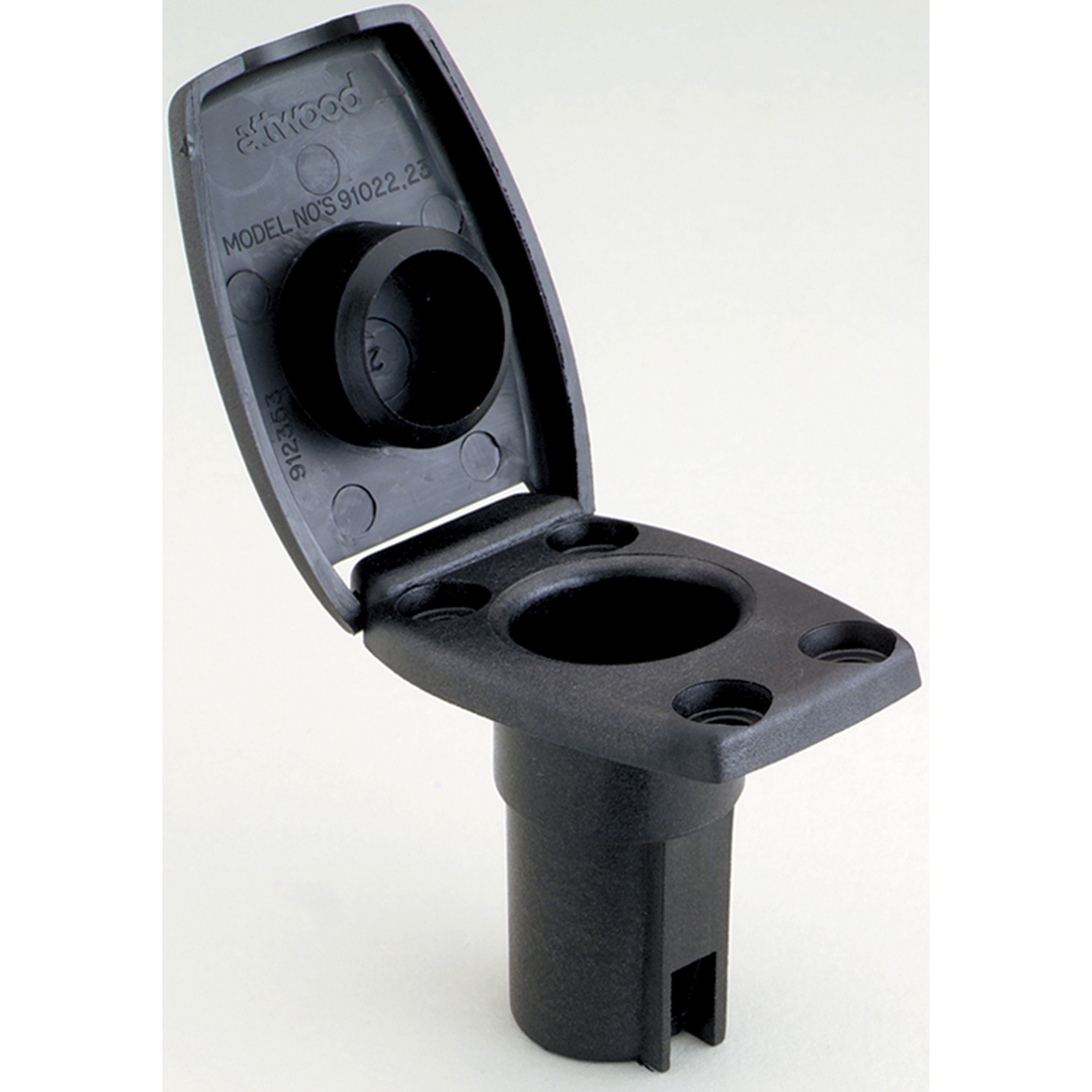 Attwood 91022-7 Oval Two-Pin Base for Angled Pole Light - Walmart.com