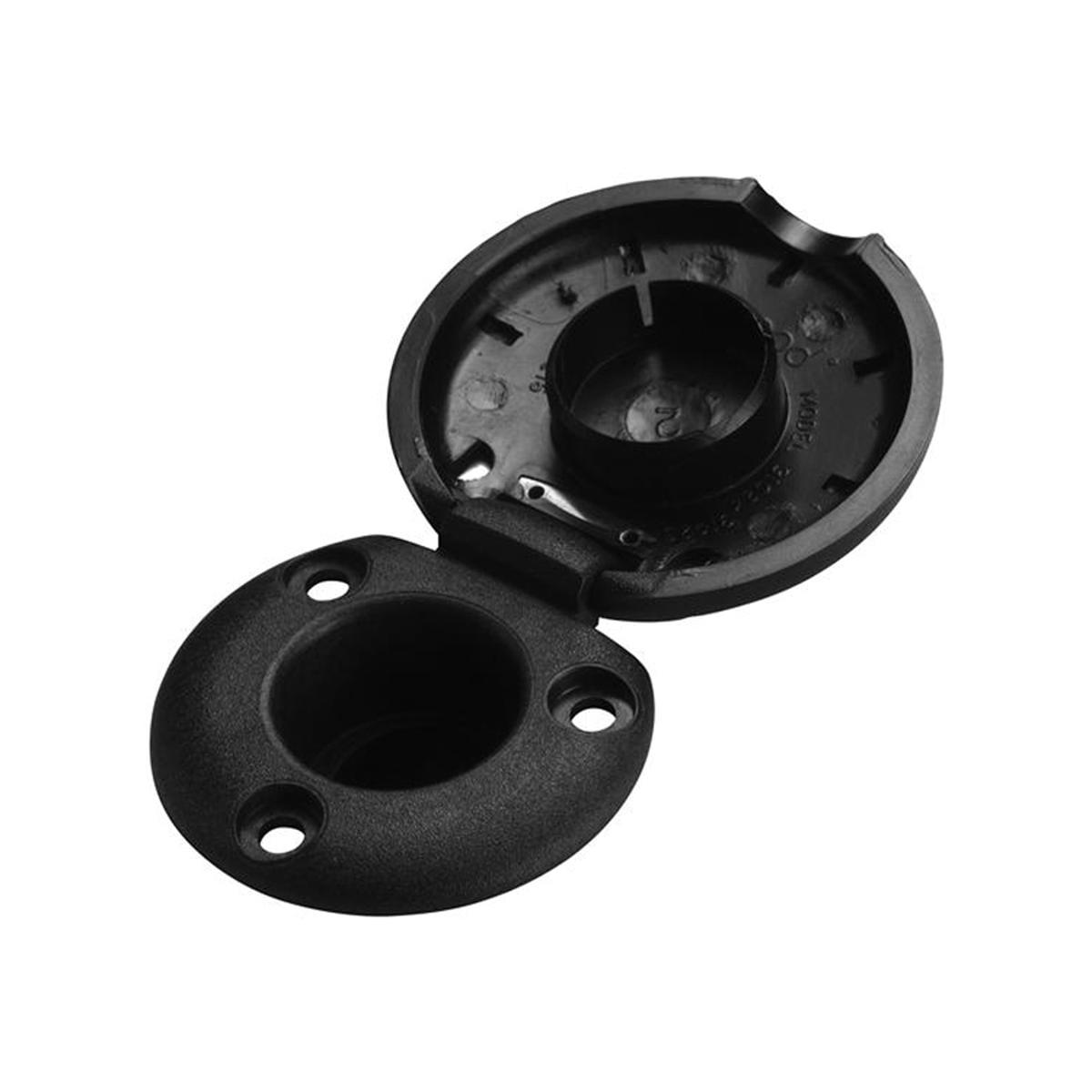 Attwood Round 3-Pin Base with Stainless Steel Cover, 91025-7 - Walmart.com