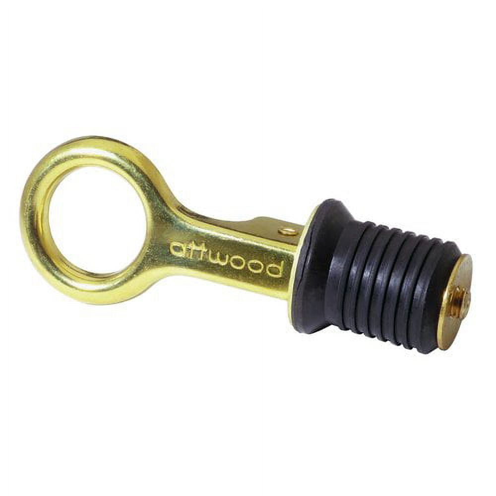 Attwood Snap Handle Drain Plug - Brass Snap Handle - Walmart.com