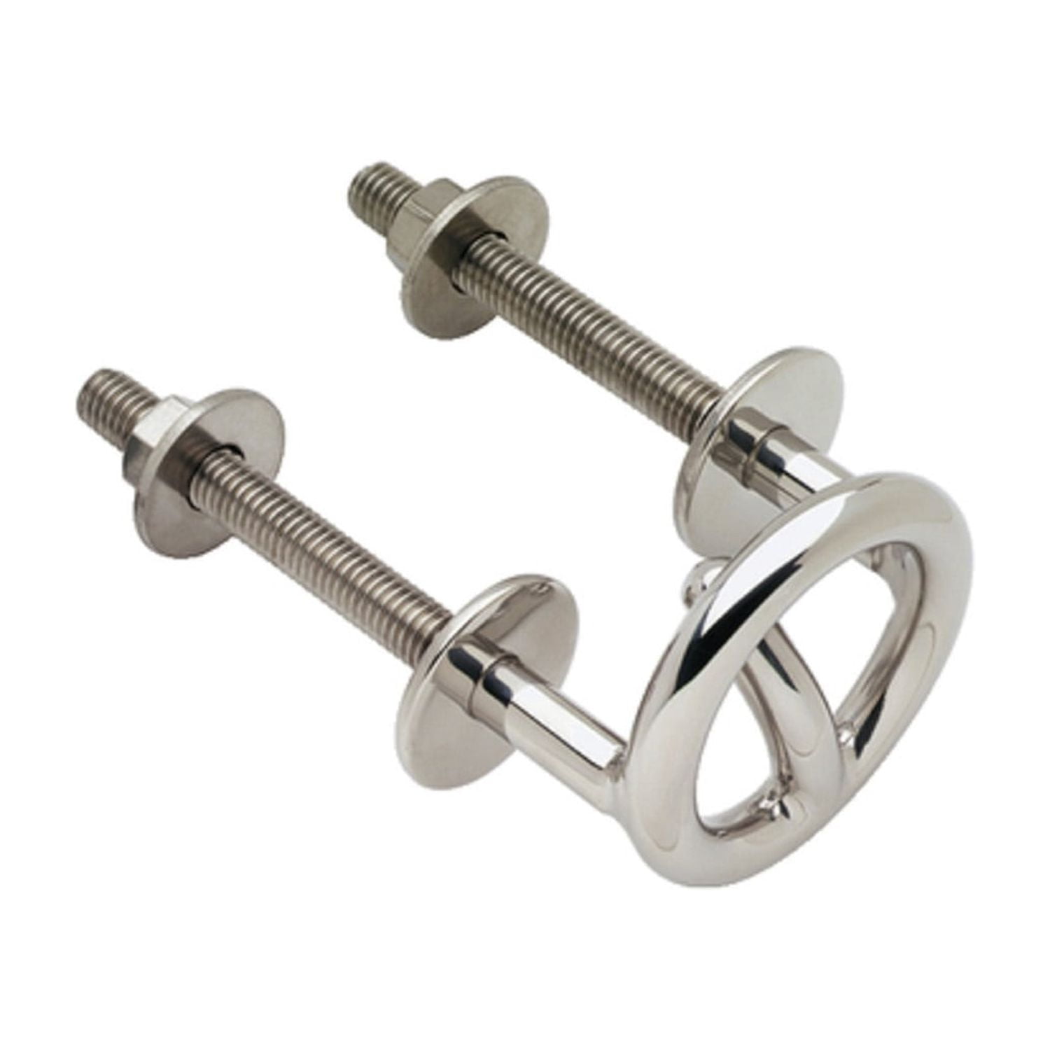 Attwood Stainless Boat Ski Tow Hook Loop Ring Transom Thru-Bolt 2-1/2 ...