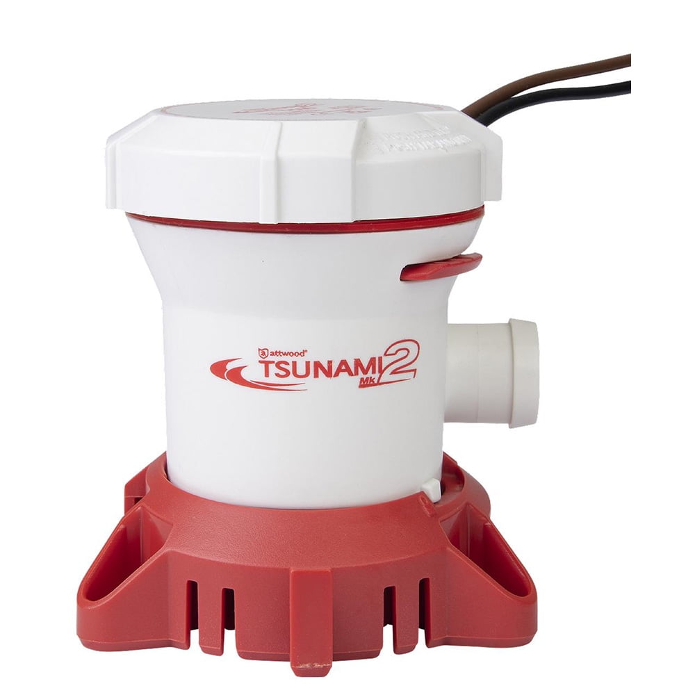 Attwood Tsunami MK2 Manual Bilge Pump - T500 - 500 GPH & 12V | Bundle ...