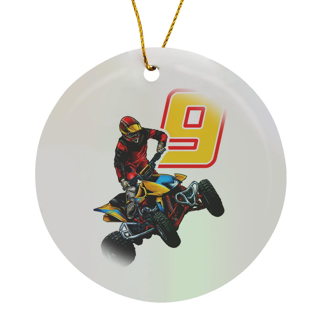 3drose, Atv 9th Birthday Nine Years Old Quad Bike Fan 9, Circle ...