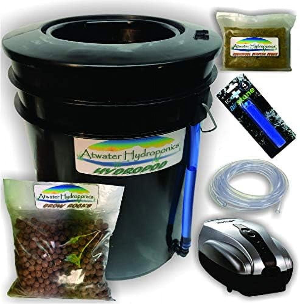 The Atwater HydroPod - Standard A/C Powered DWC Deep Water Culture/Recirculating Drip Hydroponic ...