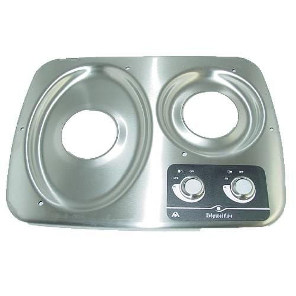 Atwood 57099 Stainless Top for 2 Burner Drop-In Cooktop - Walmart.com