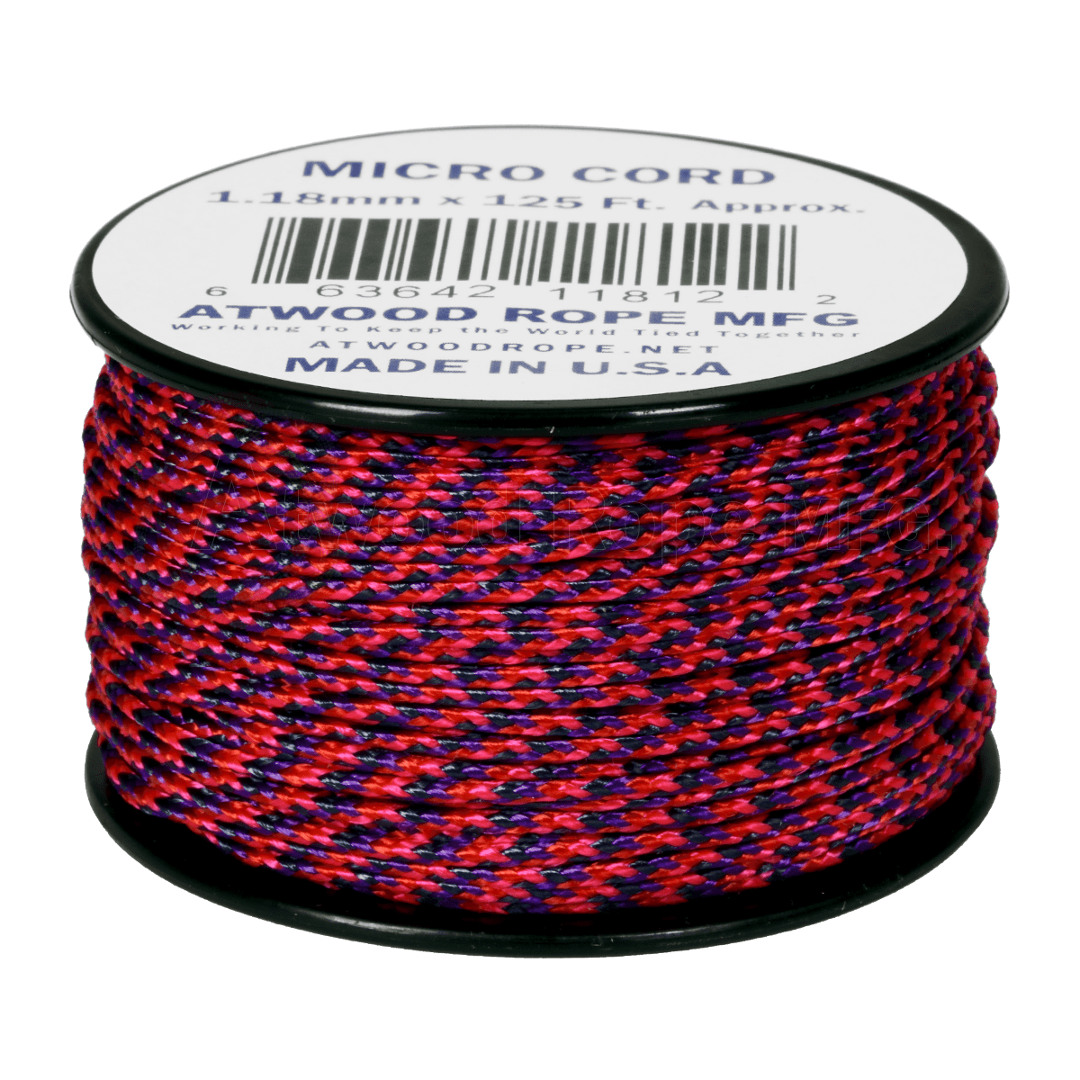 Atwood Rope MFG 1.18mm Micro Cord - Candy Snake - 1000ft - Walmart.com