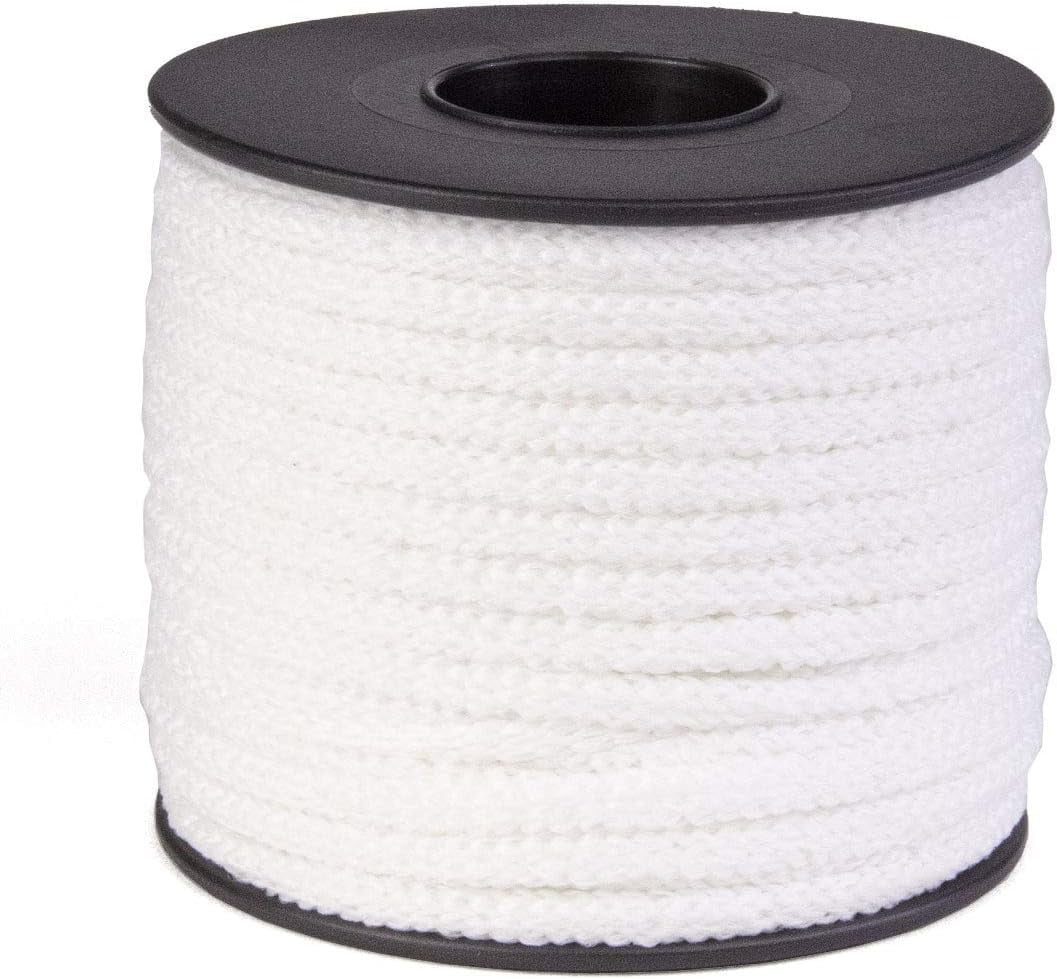 Atwood Rope MFG 1/4in 21.6 Yards / 65 feet Plush White Round Sewing ...