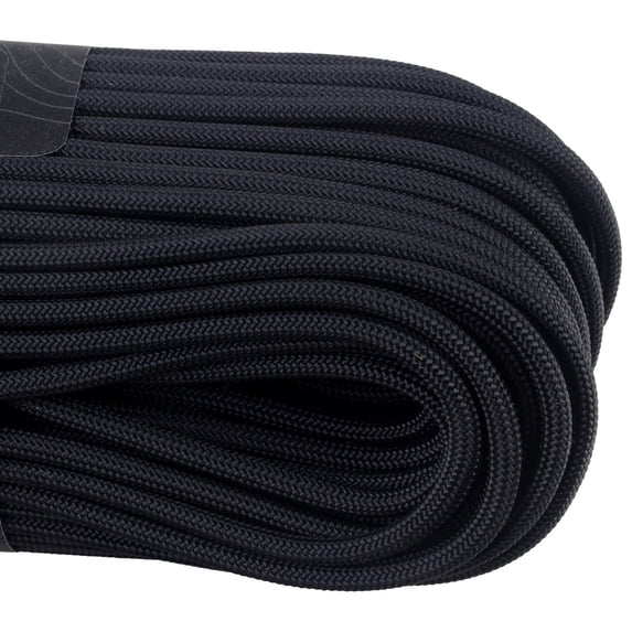 Atwood Rope MFG - 550 Paracord - Black - 1000ft - Walmart.com