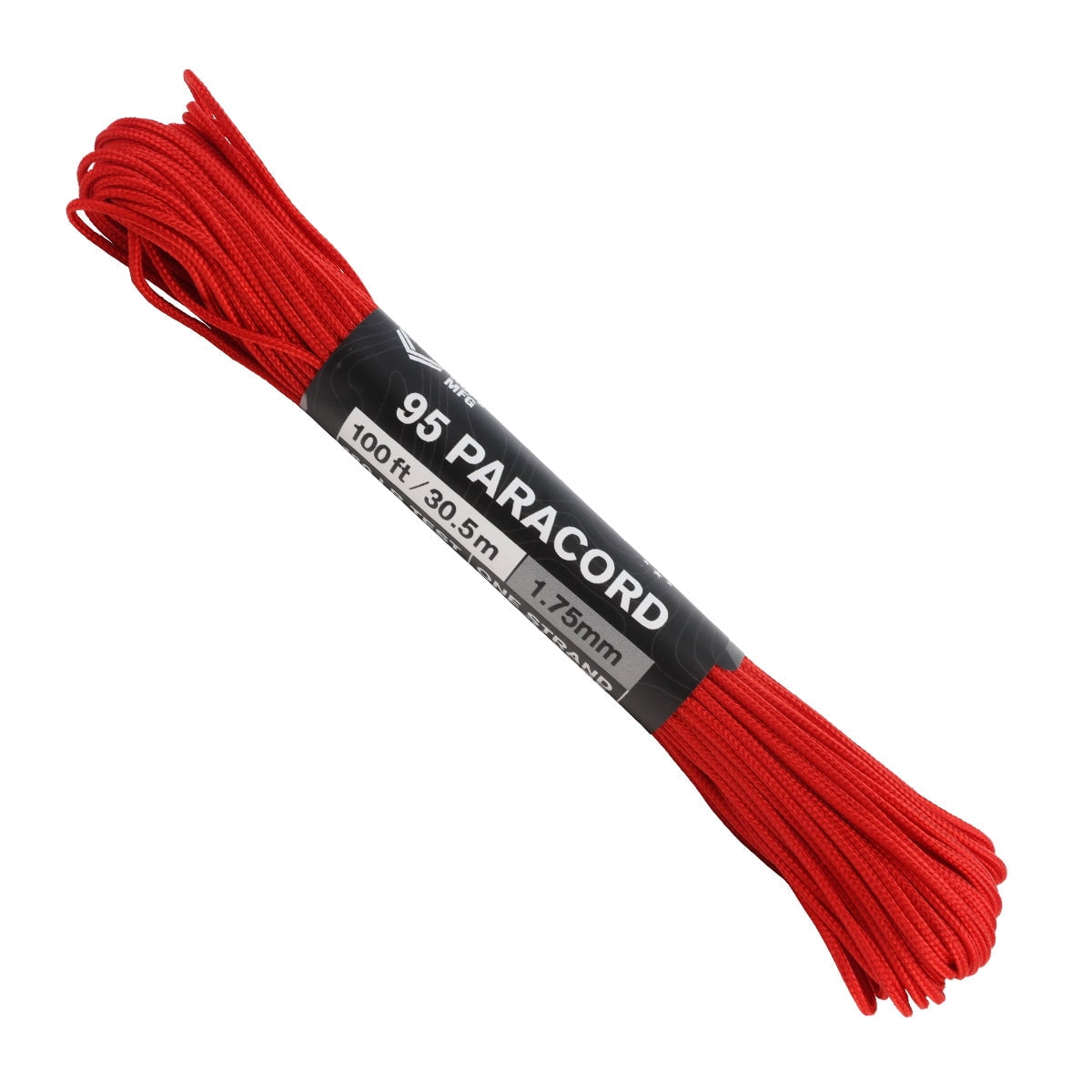 Atwood Rope MFG 95 Paracord - Red - 500ft - Walmart.com