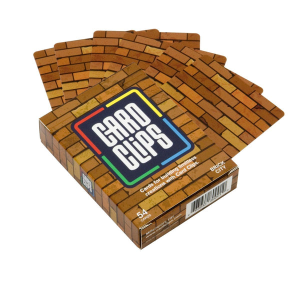 Atwood Toys - Building Cards - Brick City - Brick Wall Cards - Walmart.com