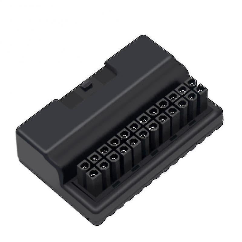 Atx 24 Pin To 90 Degree Power Plug Adapter Mainboard Motherboard Power ...