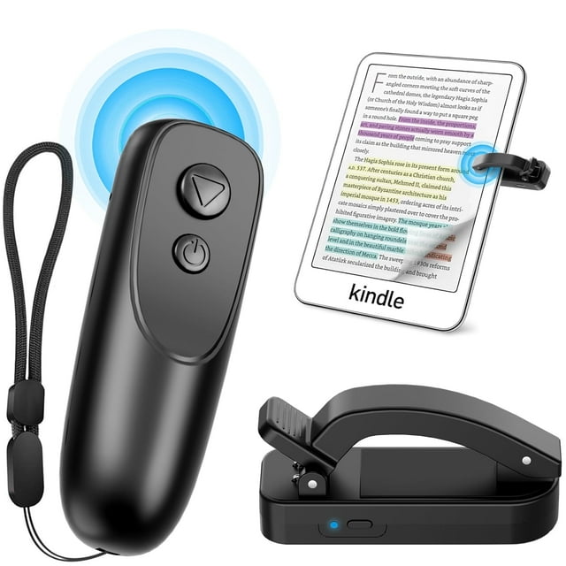 Atzeste RF Remote Page Turner Remote for Kindle, Ereaders, Compatible ...