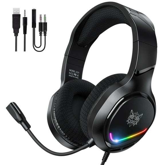 Vacemry Foldable Bluetooth Headphones, Over Ear Wireless Headset with ...