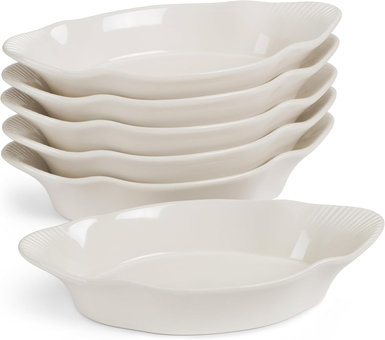 Au Gratin Baking Dishes, by , Mini Casserole Dish, Set of 6, for Banana ...