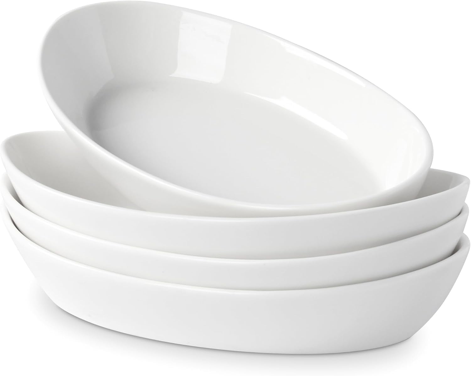 Au Gratin Baking Dishes for Oven Safe, Porcelain Mini Casserole Dish ...