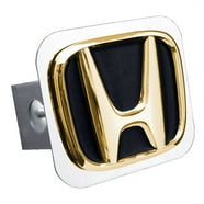 Au-TOMOTIVE GOLD Honda 'Black Fill' Chrome Trailer Hitch Plug - Walmart.com