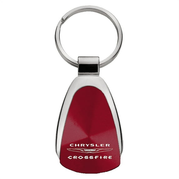 Au-TOMOTIVE GOLD Crossfire Burgundy Teardrop Key Chain - Walmart.com