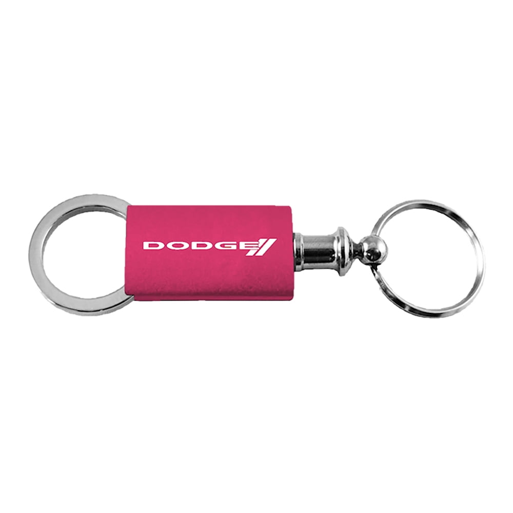 Au-TOMOTIVE GOLD Dodge Stripe Logo Pink Anodized Aluminum Valet Key Fob ...