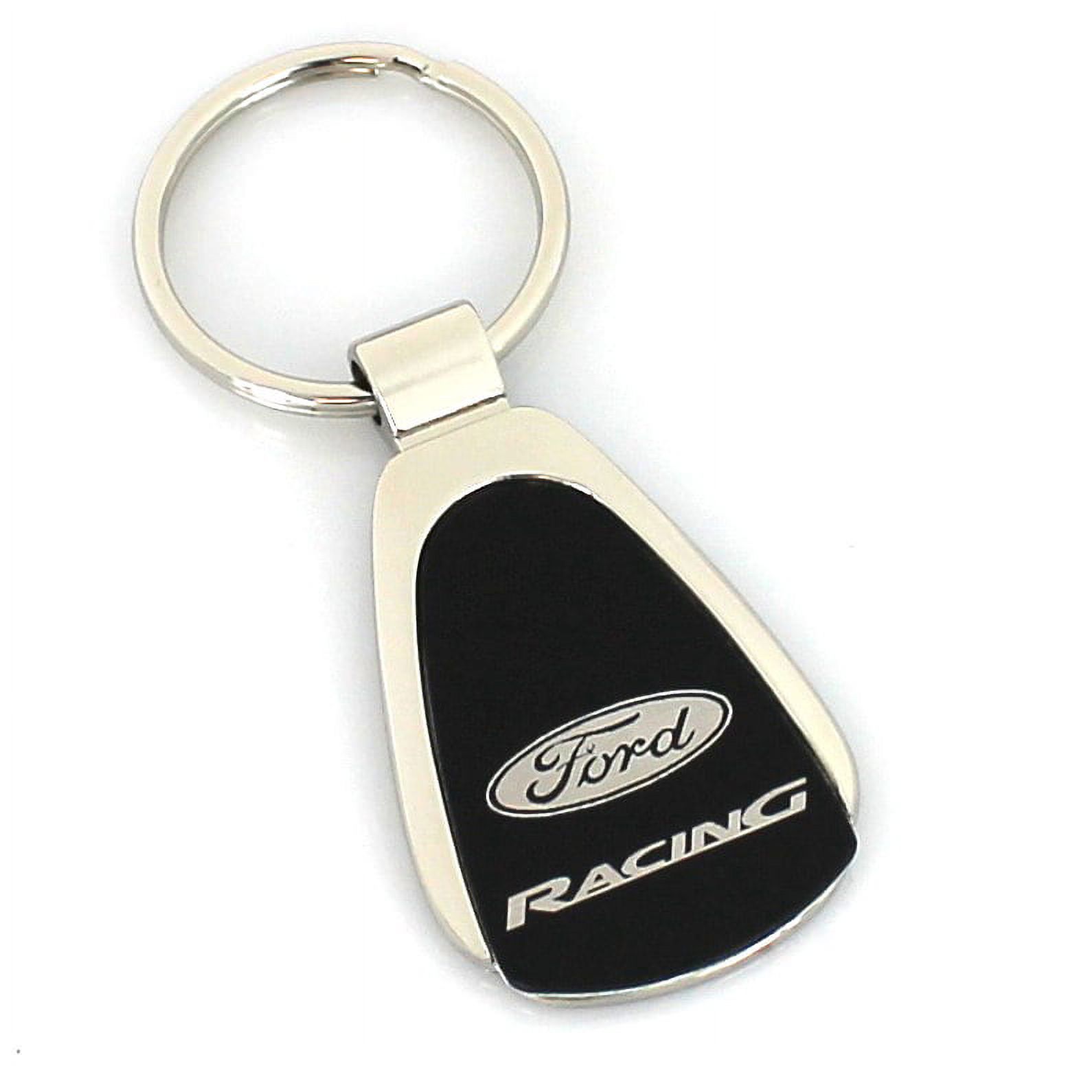Au-TOMOTIVE GOLD Ford Racing Black Teardrop Key Fob - Walmart.com