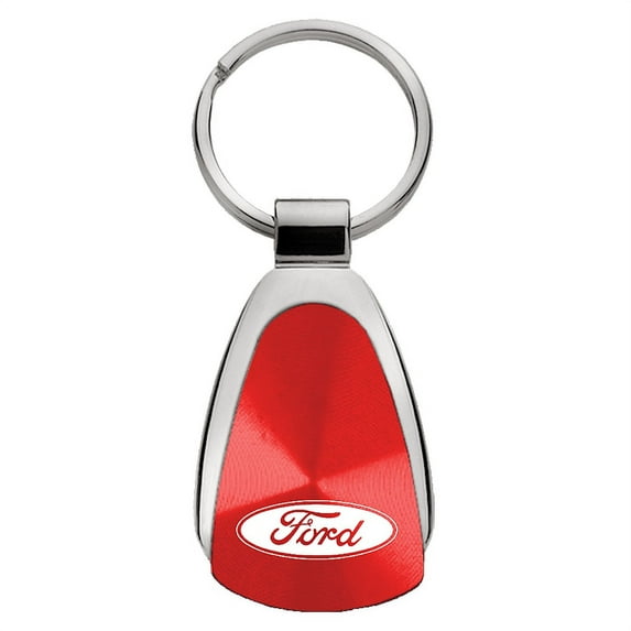 Au-TOMOTIVE GOLD Ford Red Teardrop Key Fob - Walmart.com