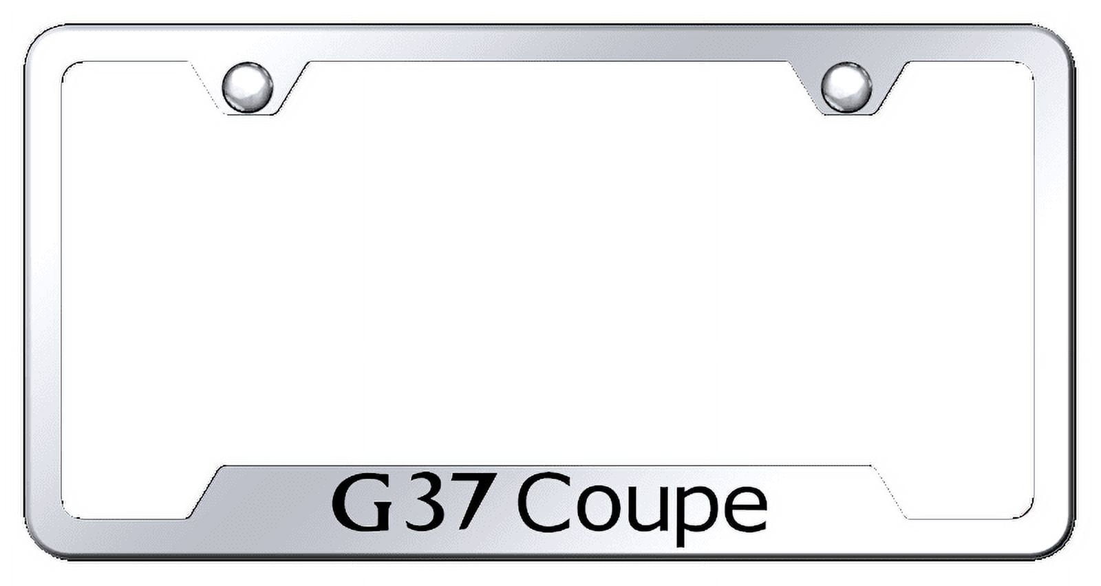 Au-TOMOTIVE GOLD G37 Coupe Laser Etched Cut-Out Frame - Mirrored ...