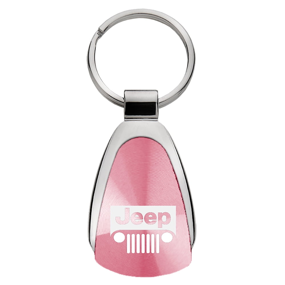 Au-TOMOTIVE GOLD Jeep Grill Pink Teardrop Key Fob - Walmart.com