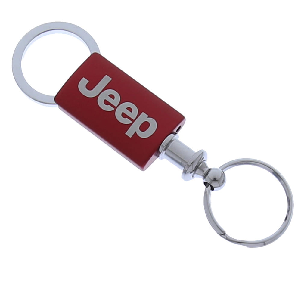 Au-TOMOTIVE GOLD Jeep Red Anodized Aluminum Valet Key Fob - Walmart.com