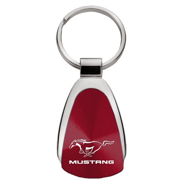 Au-TOMOTIVE GOLD Mustang Burgundy Teardrop Key Fob - Walmart.com