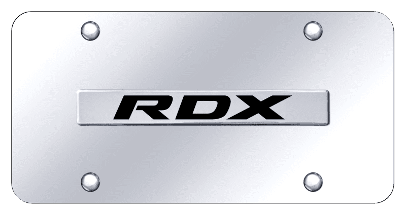 Au-TOMOTIVE GOLD RDX Name Chrome on Chrome Plate - Walmart.com