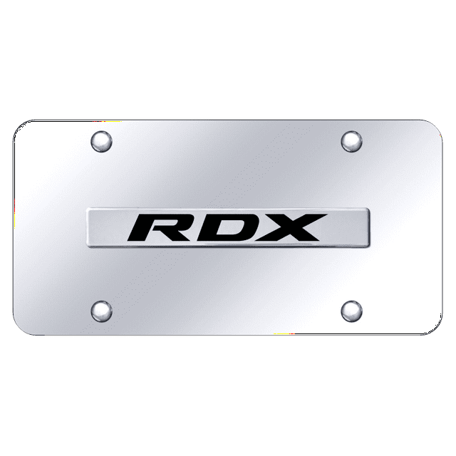 Au-TOMOTIVE GOLD RDX Name Chrome on Chrome Plate - Walmart.com