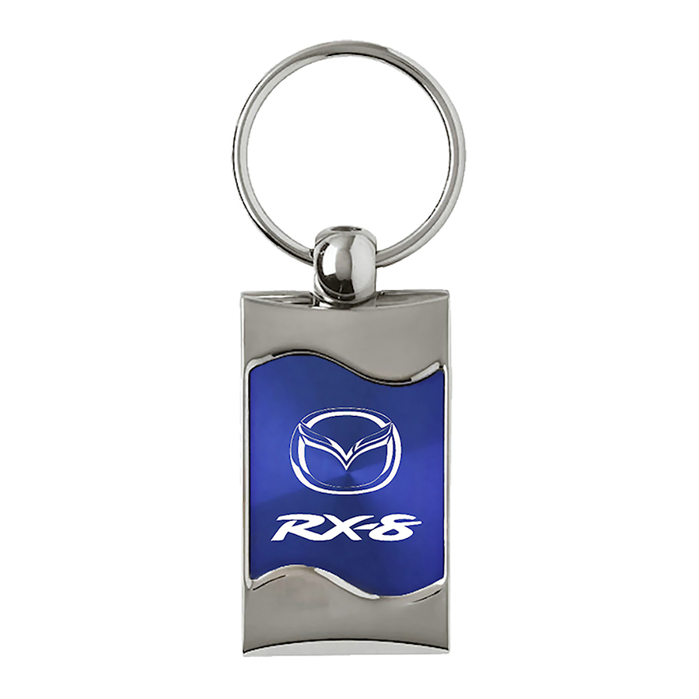 Au-TOMOTIVE GOLD RX8 Rectangular Wave Blue Key Fob - Walmart.com