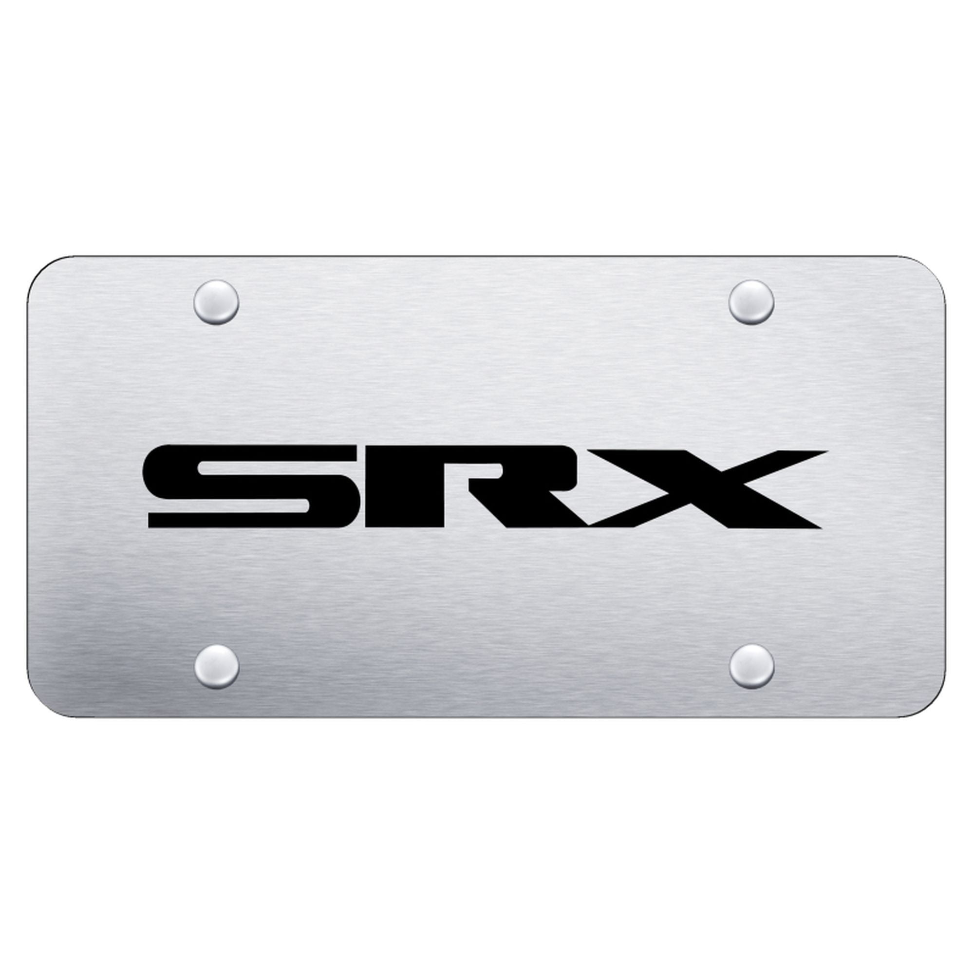 Au-TOMOTIVE GOLD SRX (Name Only) Laser Etched Brushed Stainless Plate ...