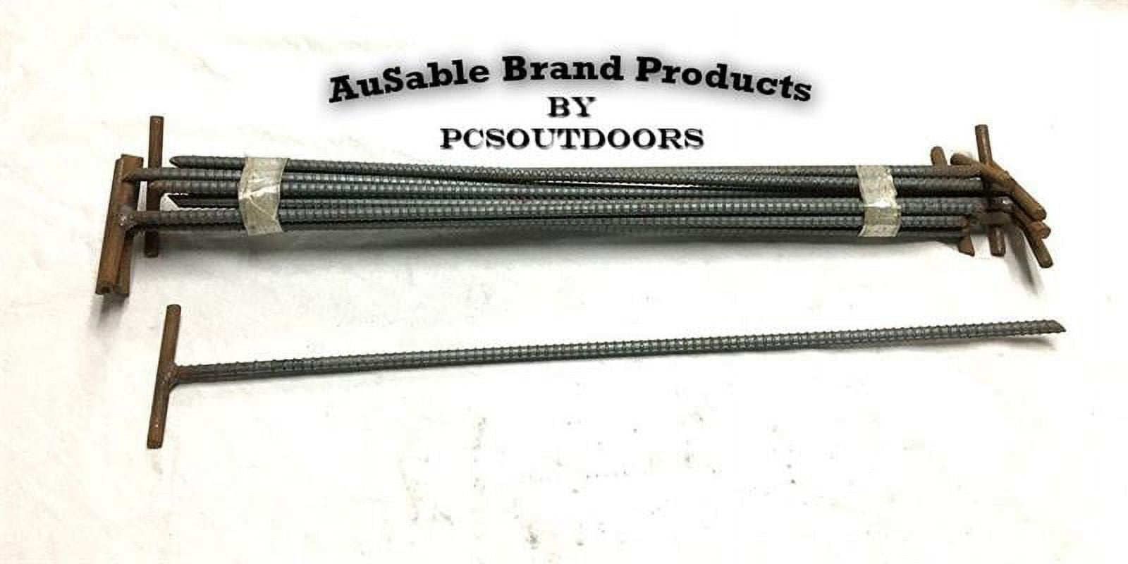 AuSable Brand 18" X 1/2" T-Bar Trap Stakes (Dozen) - Walmart.com